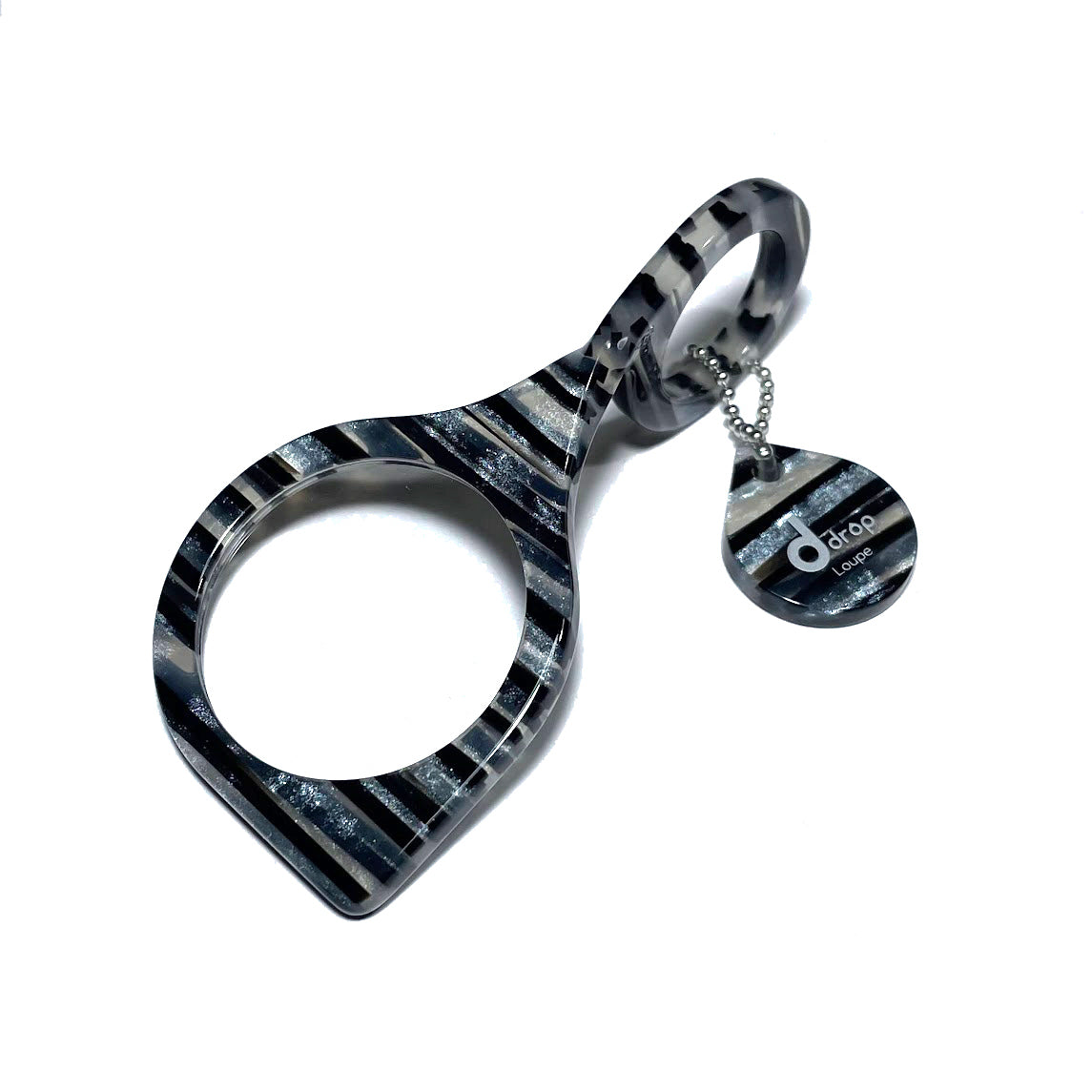 d-drop Loupe Gray Stripe – 佐々木セルロイド工業所